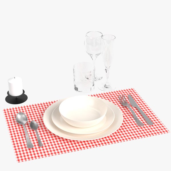 3D Placemat Models | TurboSquid