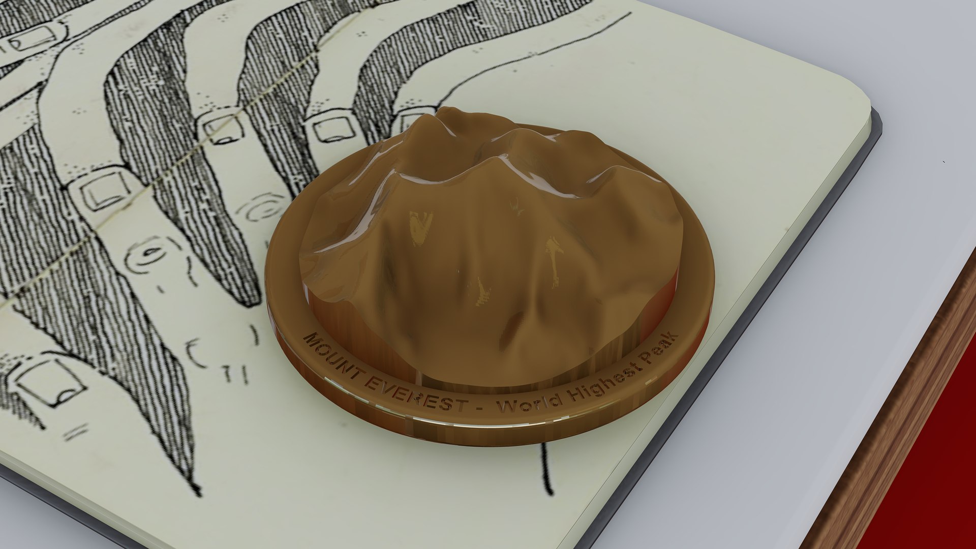 3D Mount Everest Model - TurboSquid 1967425