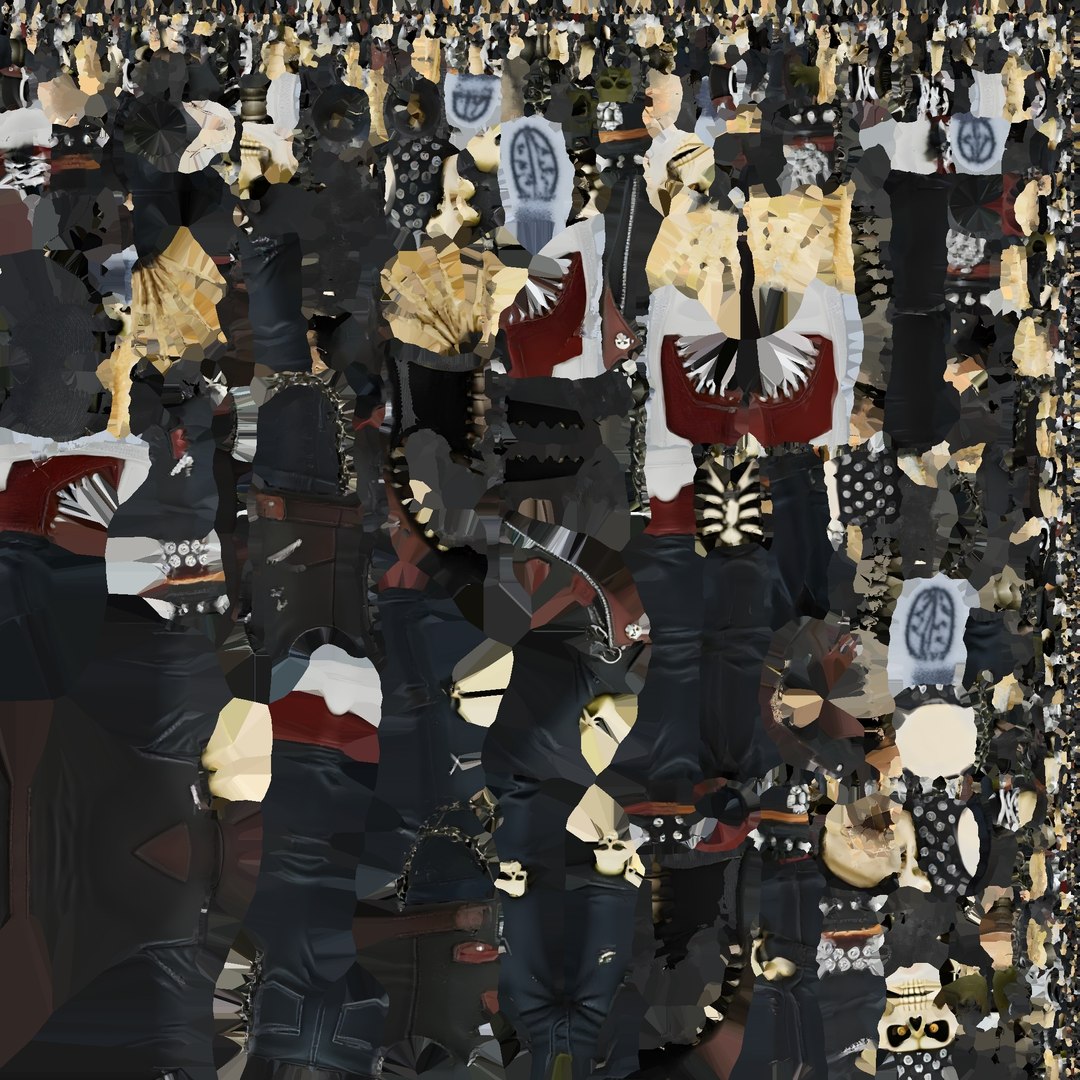 3D Dark Punk Fantasy Game 3D Model Character Model - TurboSquid 2513074