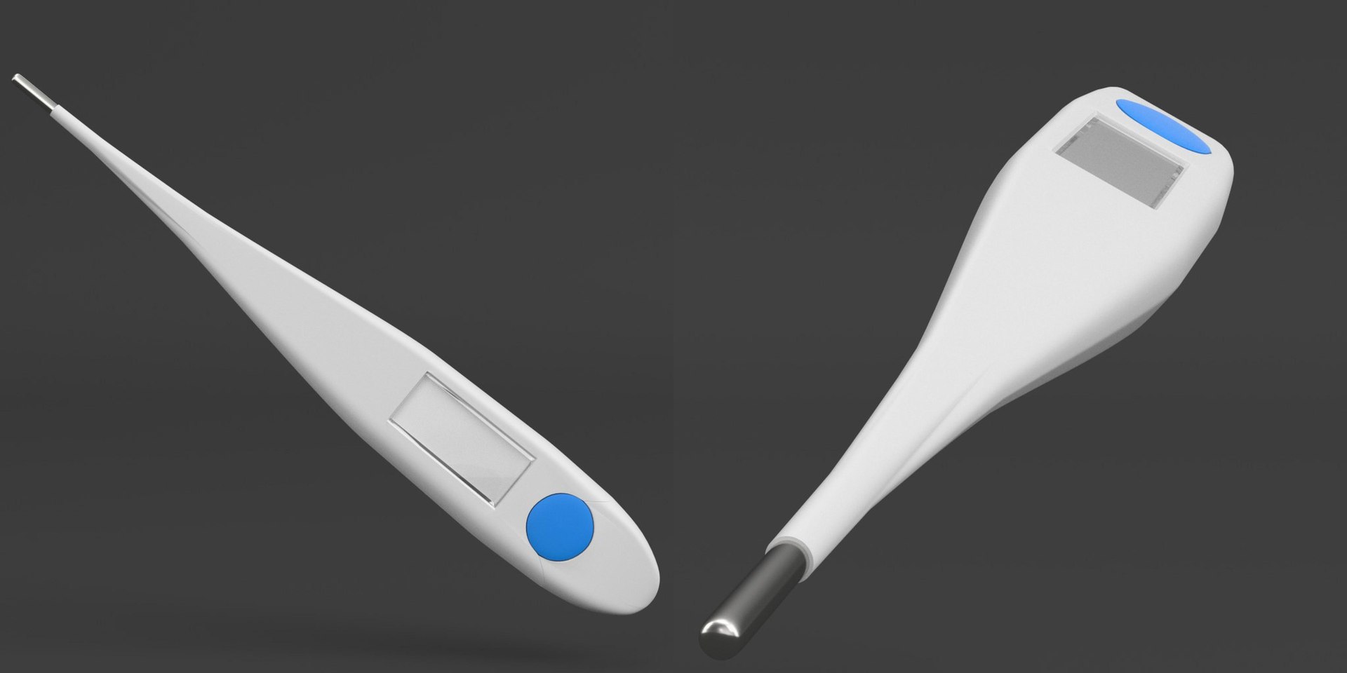 Digital thermometer 3D model - TurboSquid 1557903
