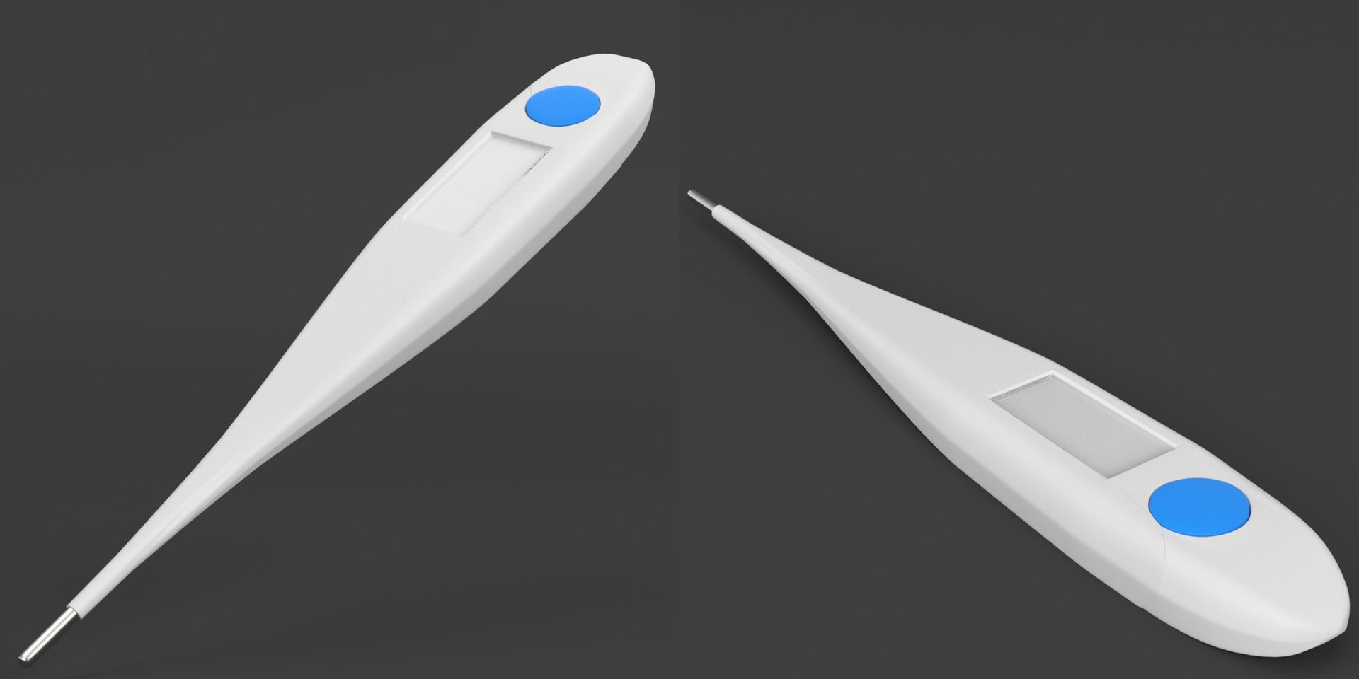 Digital thermometer 3D model - TurboSquid 1557903