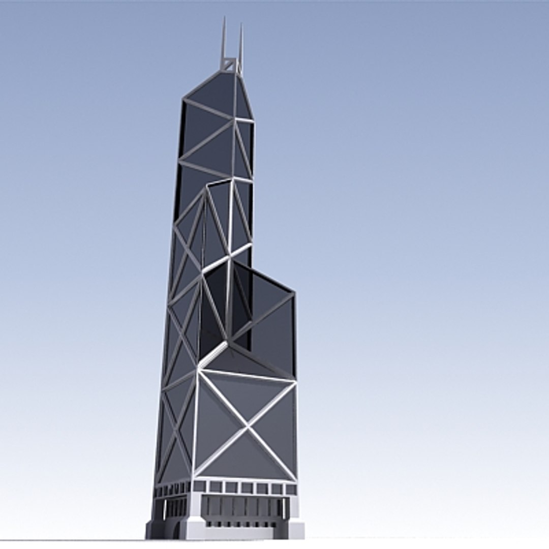 3d bank china skyscraper
