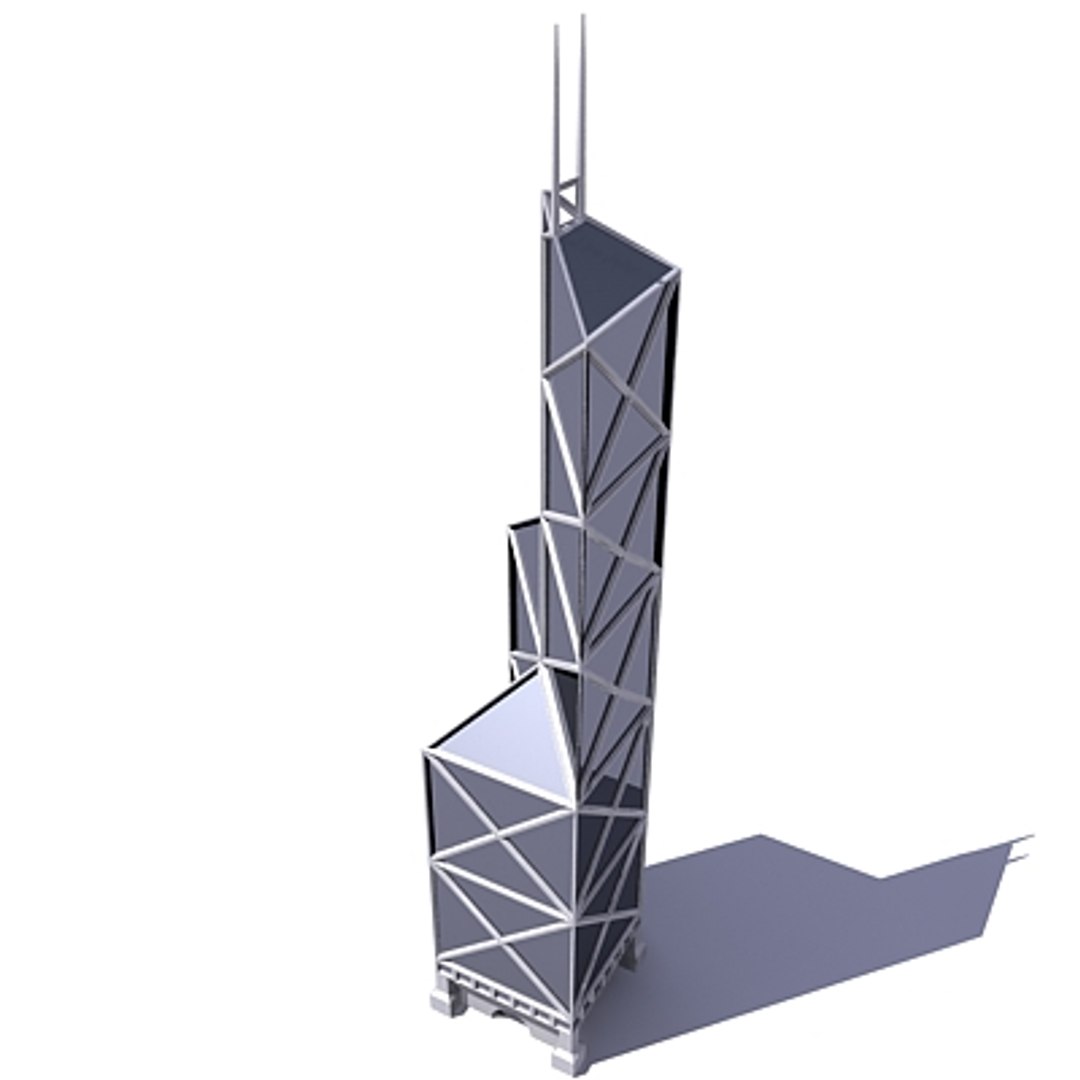 3d bank china skyscraper