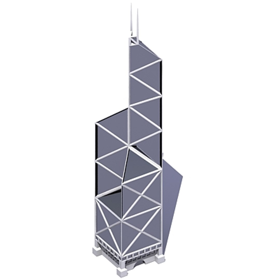 3d bank china skyscraper