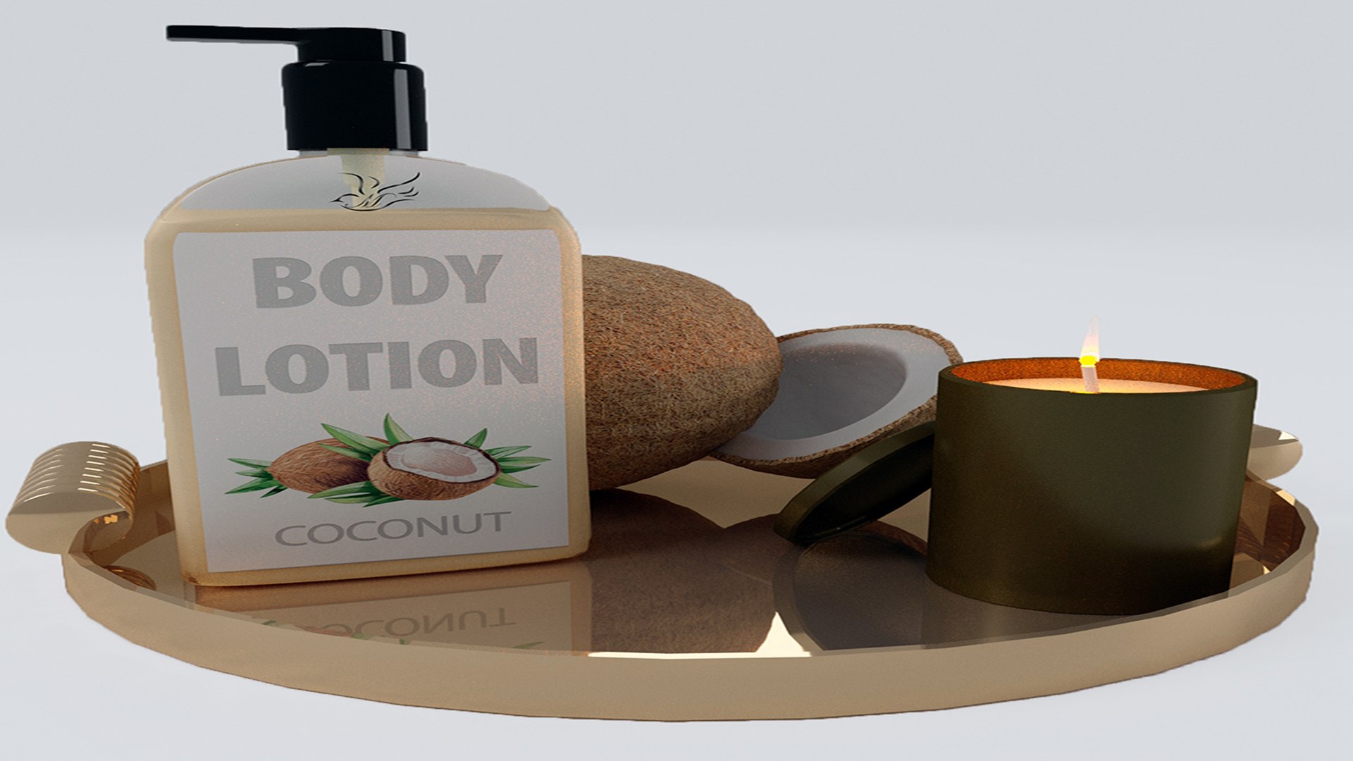 3D Bottle Of Body Lotion - TurboSquid 2186420