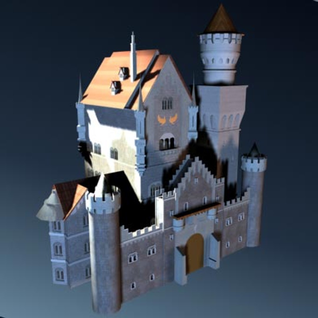3d Model Fantasy Buildings Capitol