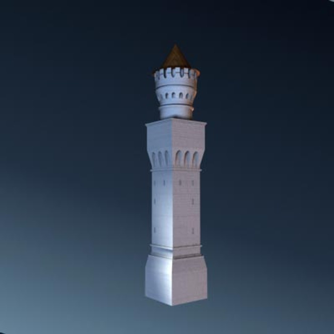 3d Model Fantasy Buildings Capitol