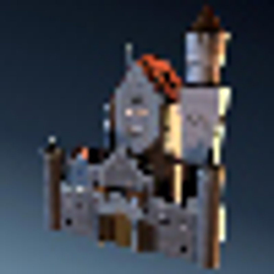 3d Model Fantasy Buildings Capitol