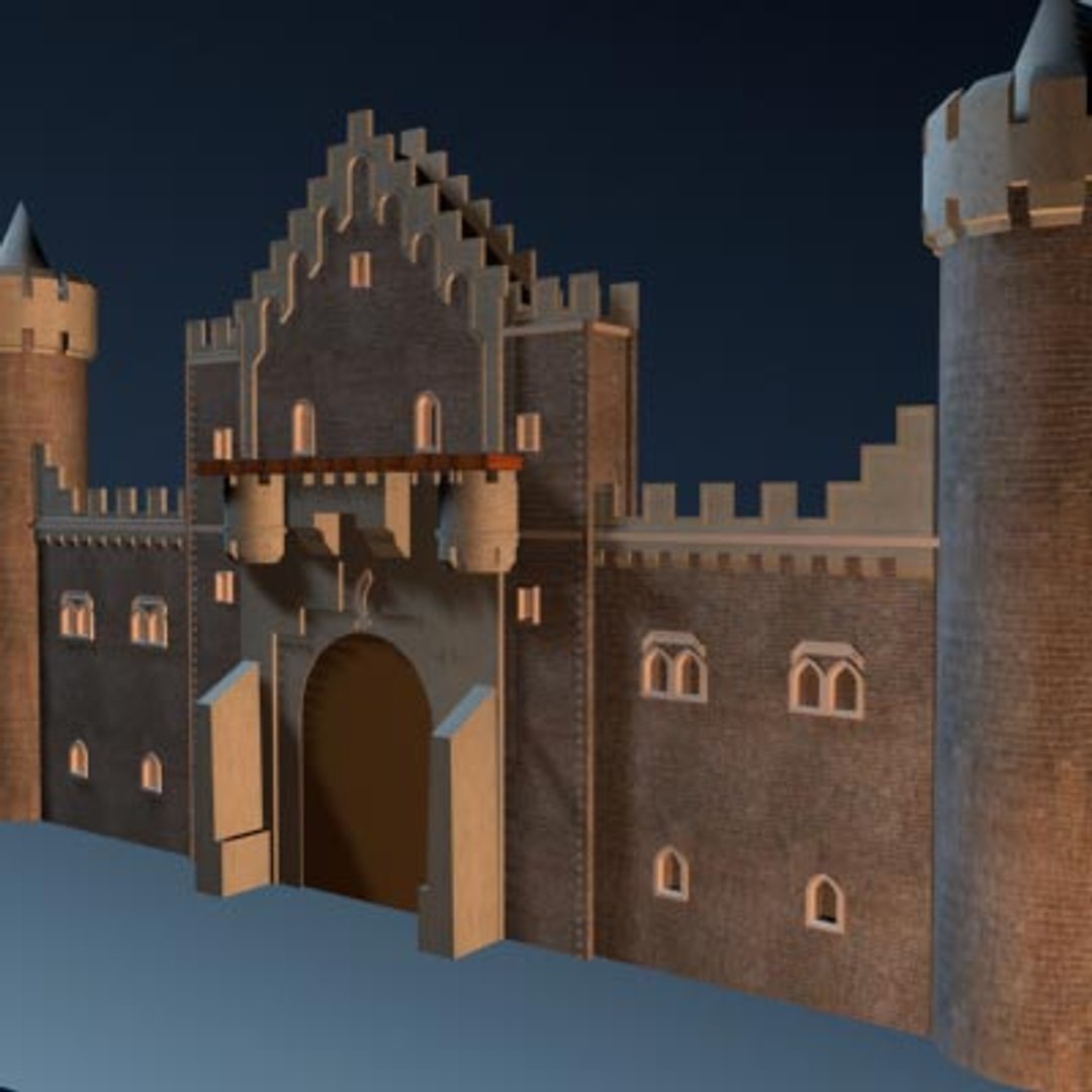 3d Model Fantasy Buildings Capitol