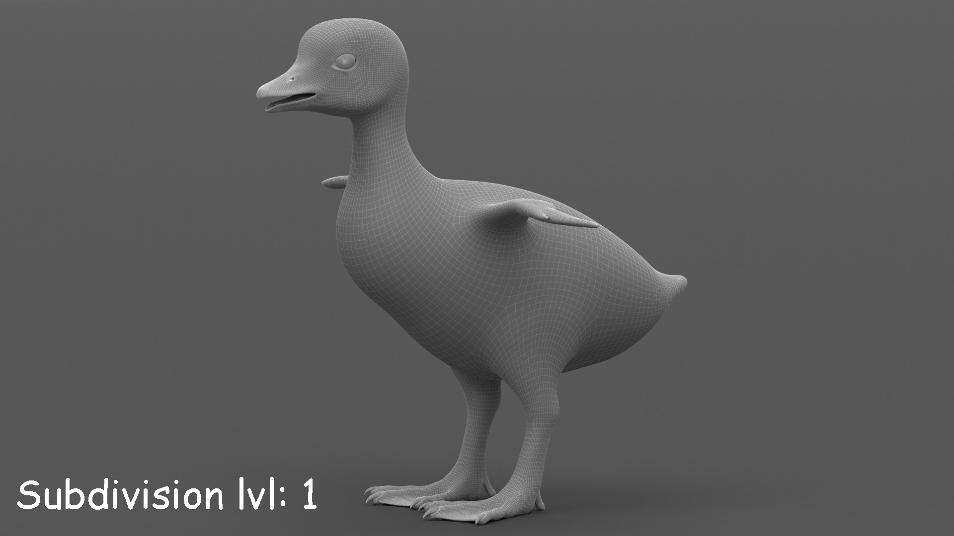 Duckling rigged 3D - TurboSquid 1499921