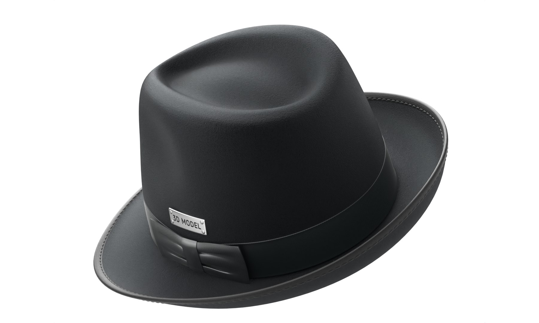 3D Model Trilby Hat - TurboSquid 2157514