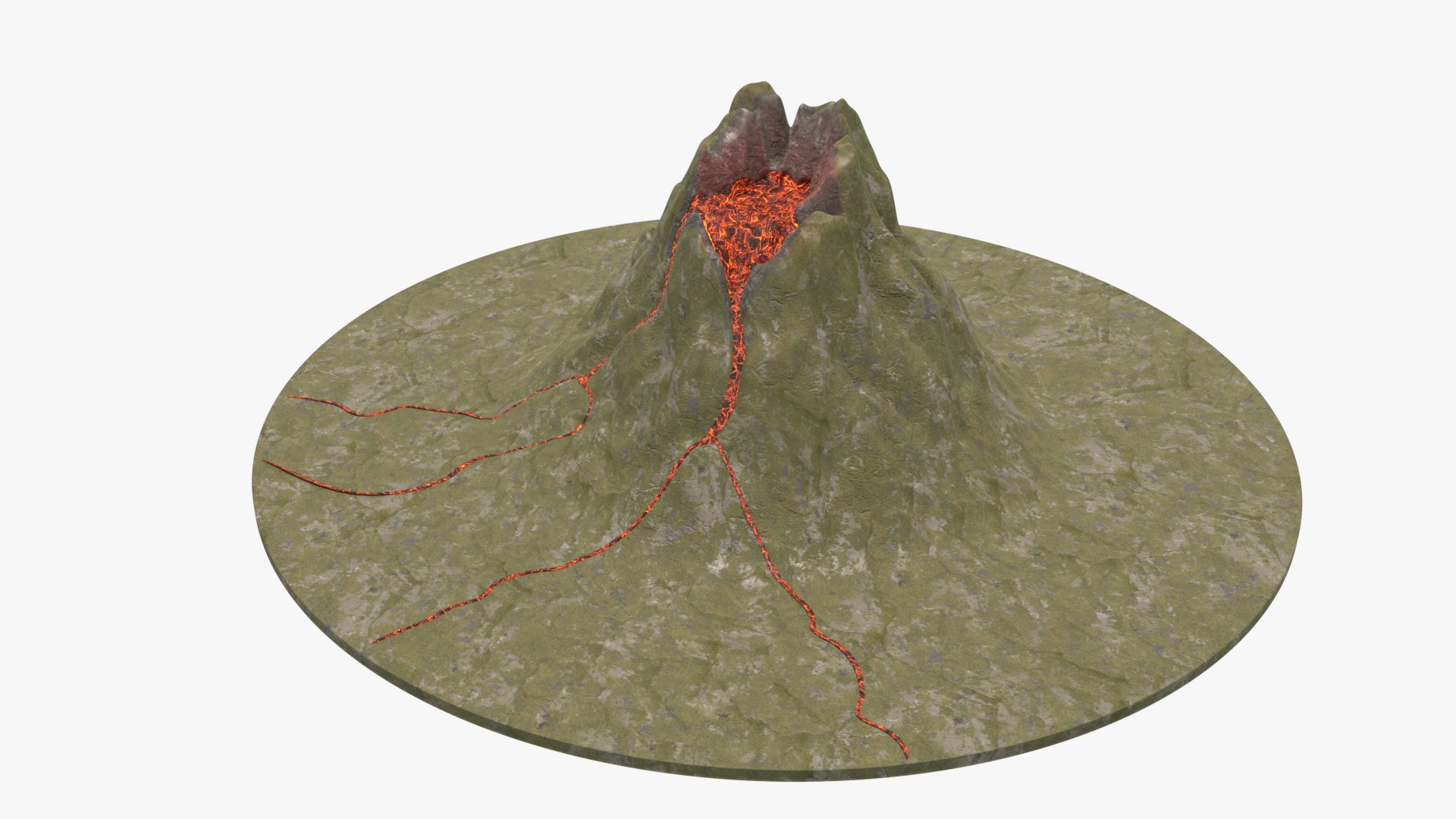 Volcano Lava Model - TurboSquid 1700880