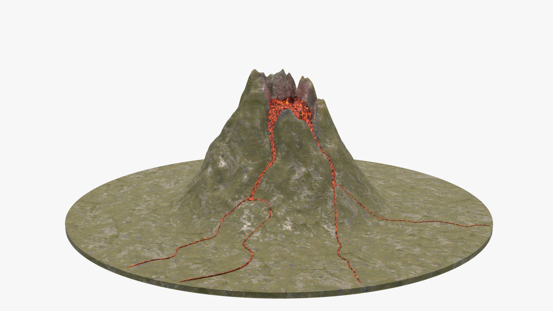 Volcano Lava Model - TurboSquid 1700880