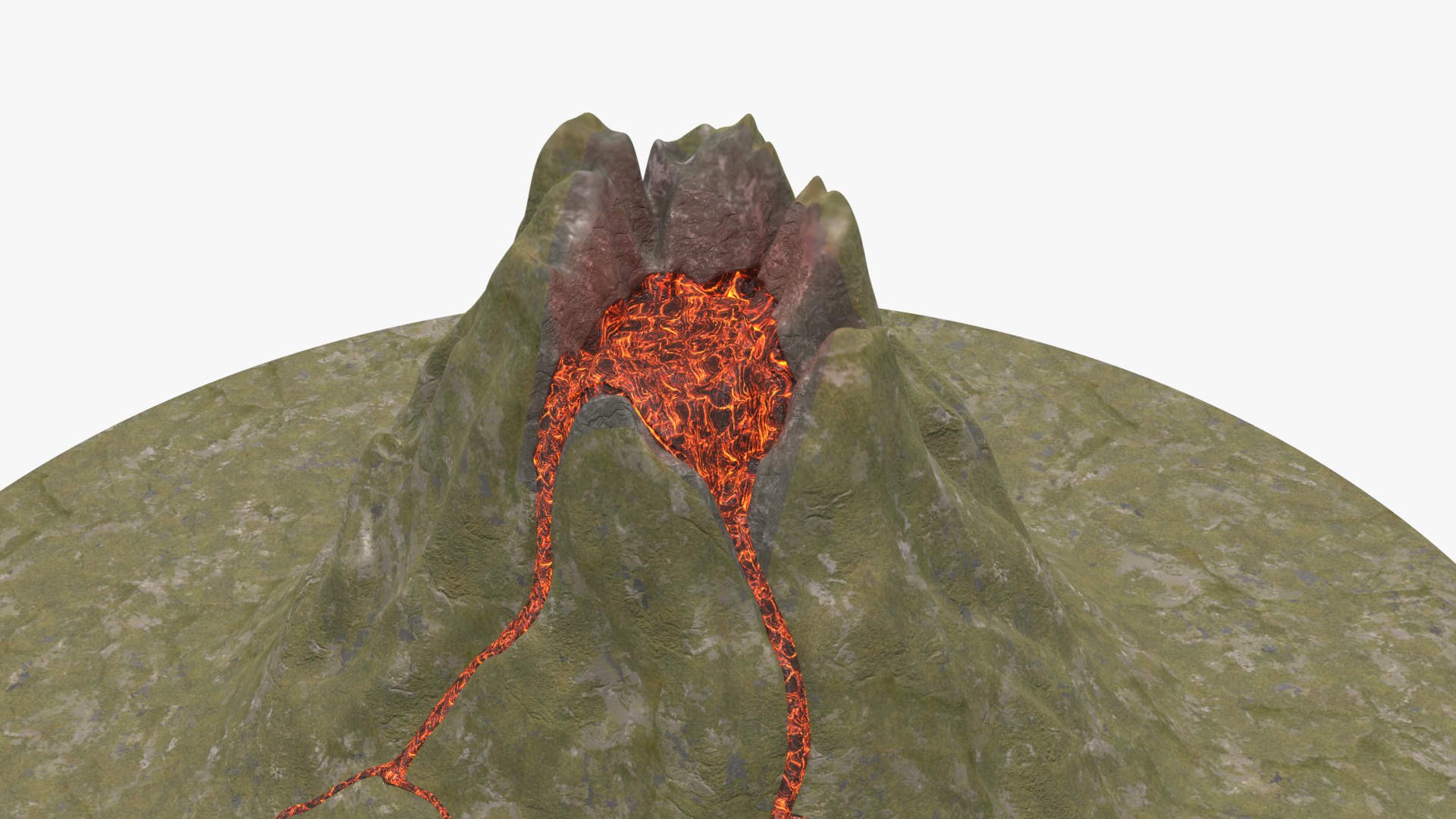 Volcano Lava Model - TurboSquid 1700880