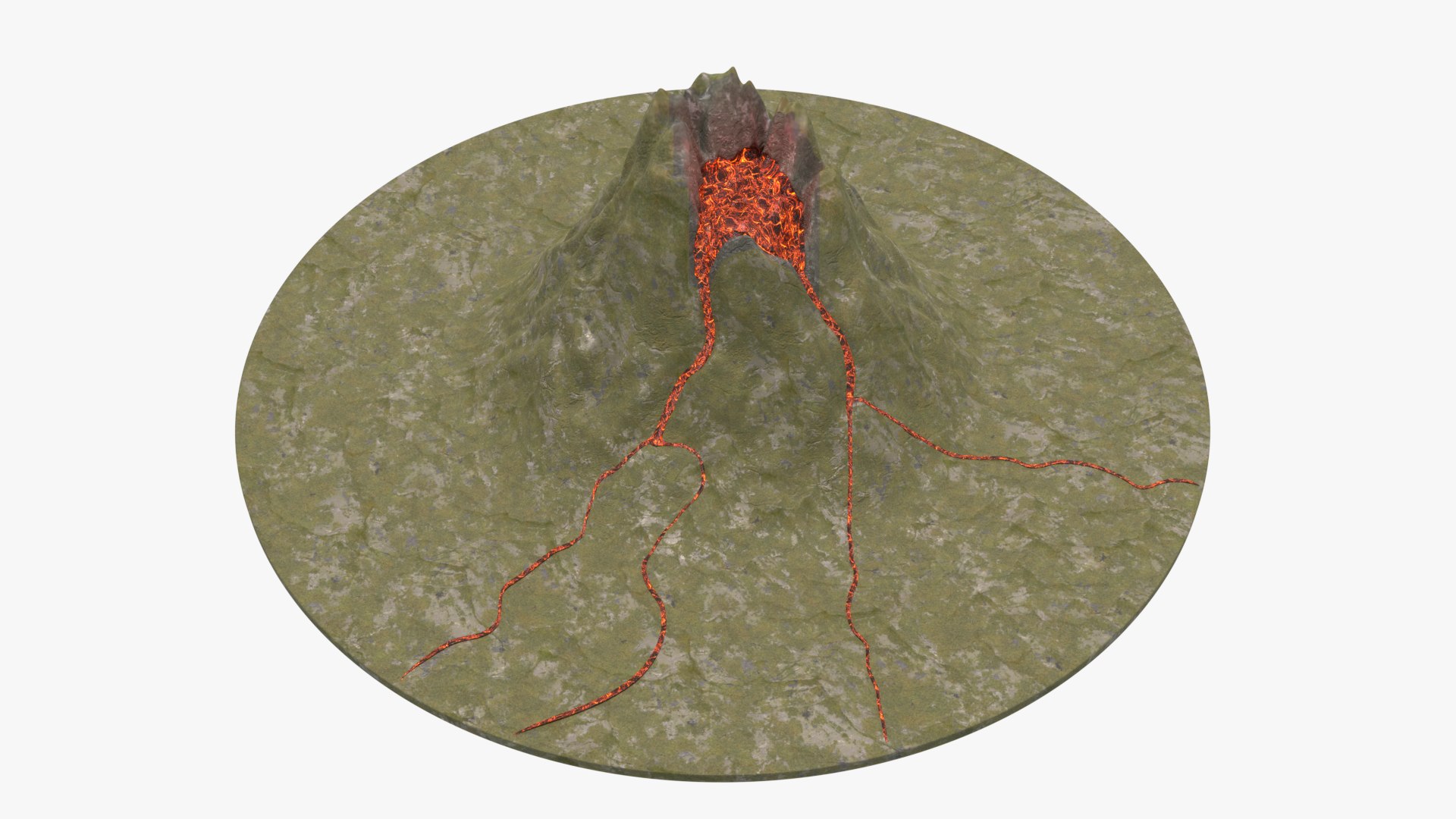 Volcano Lava Model - TurboSquid 1700880