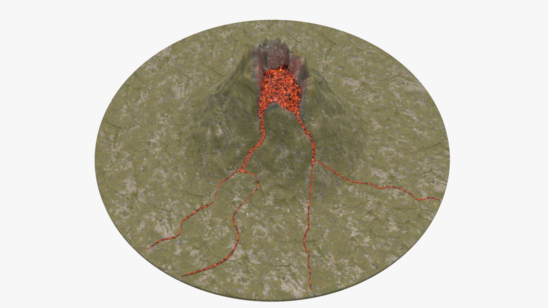 Volcano Lava Model - TurboSquid 1700880