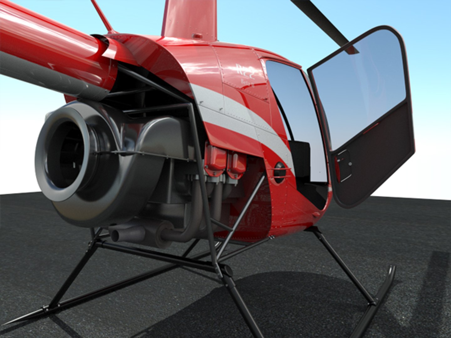 Max Robinson R22 Helicopter