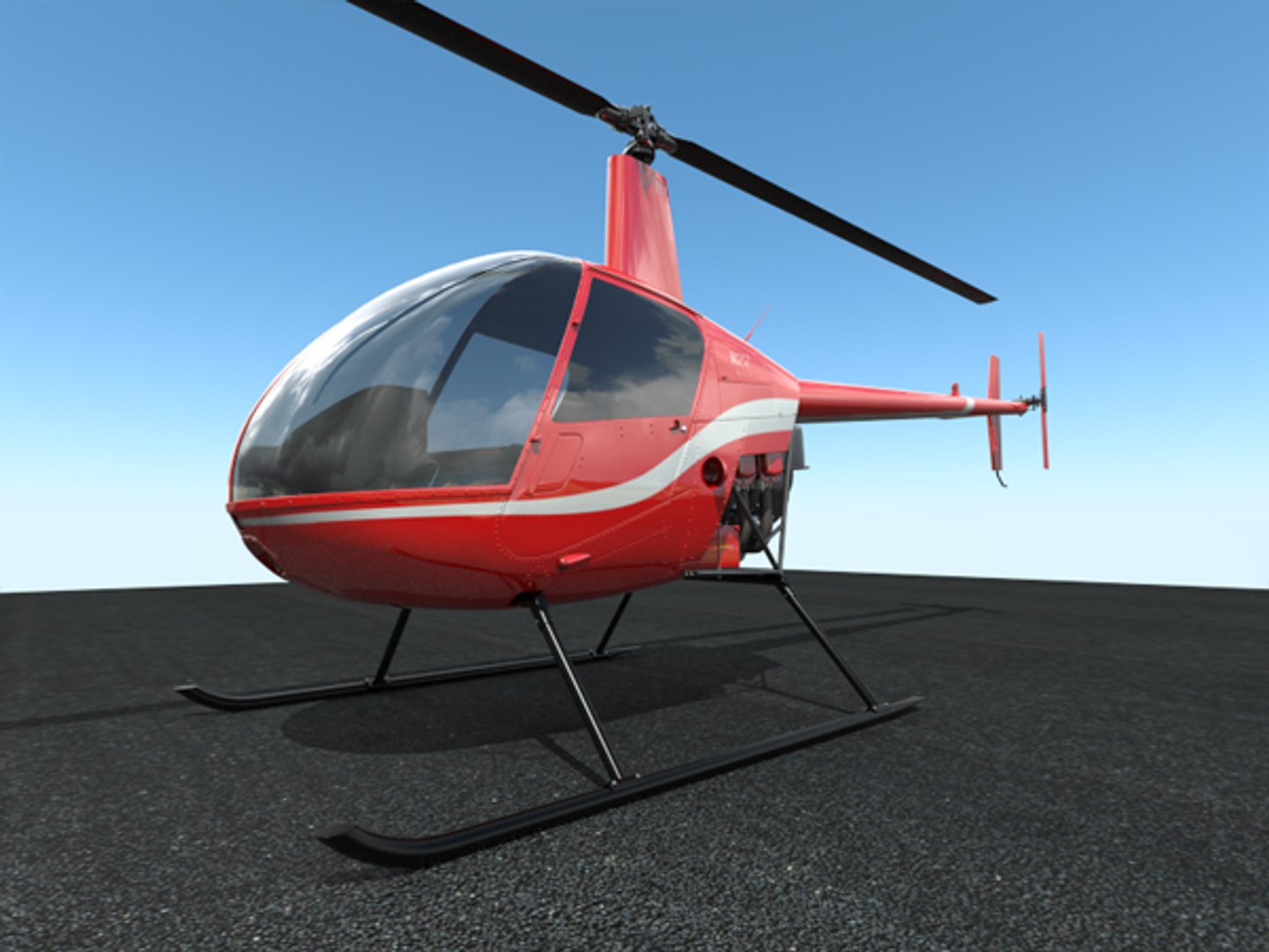 Max Robinson R22 Helicopter