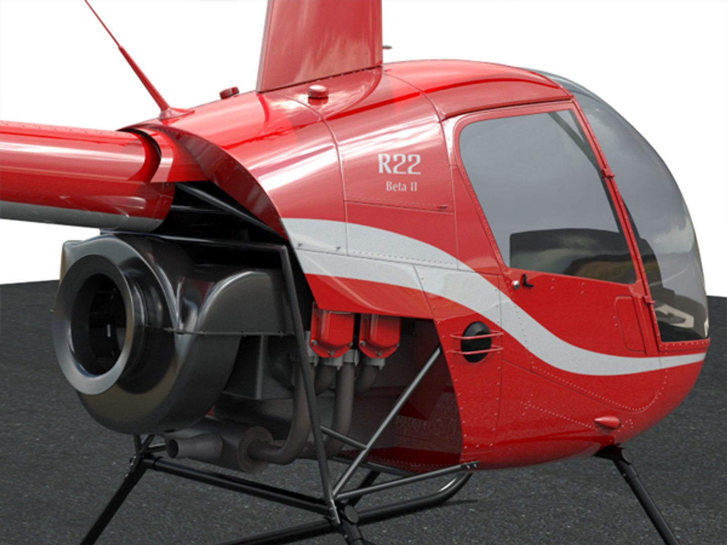 Max Robinson R22 Helicopter