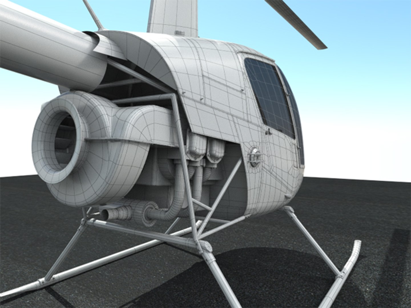 Max Robinson R22 Helicopter