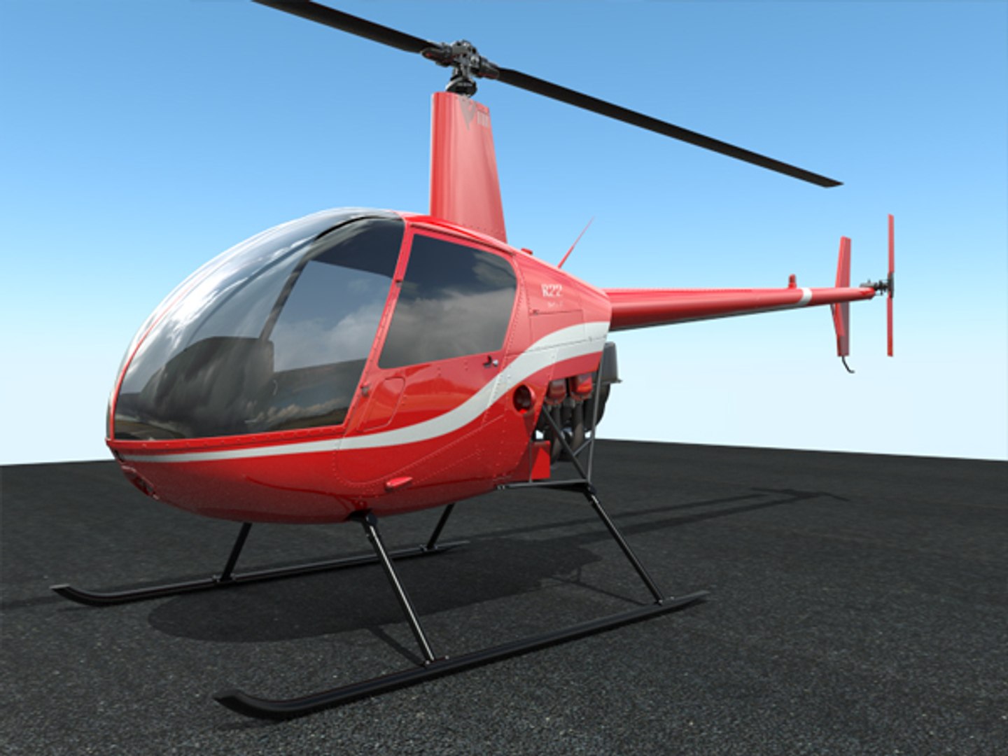 Max Robinson R22 Helicopter