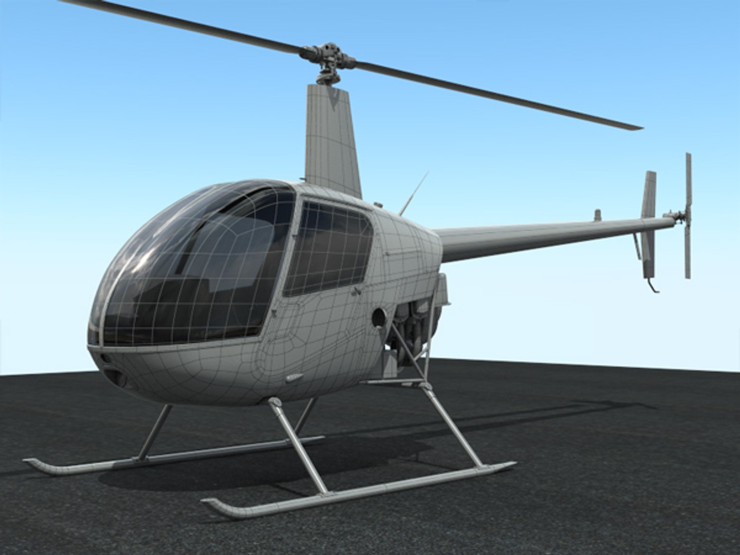 Max Robinson R22 Helicopter