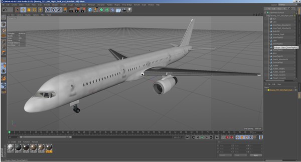 보잉 757200 플라이트 데크 3D 모델 - TurboSquid 1645866
