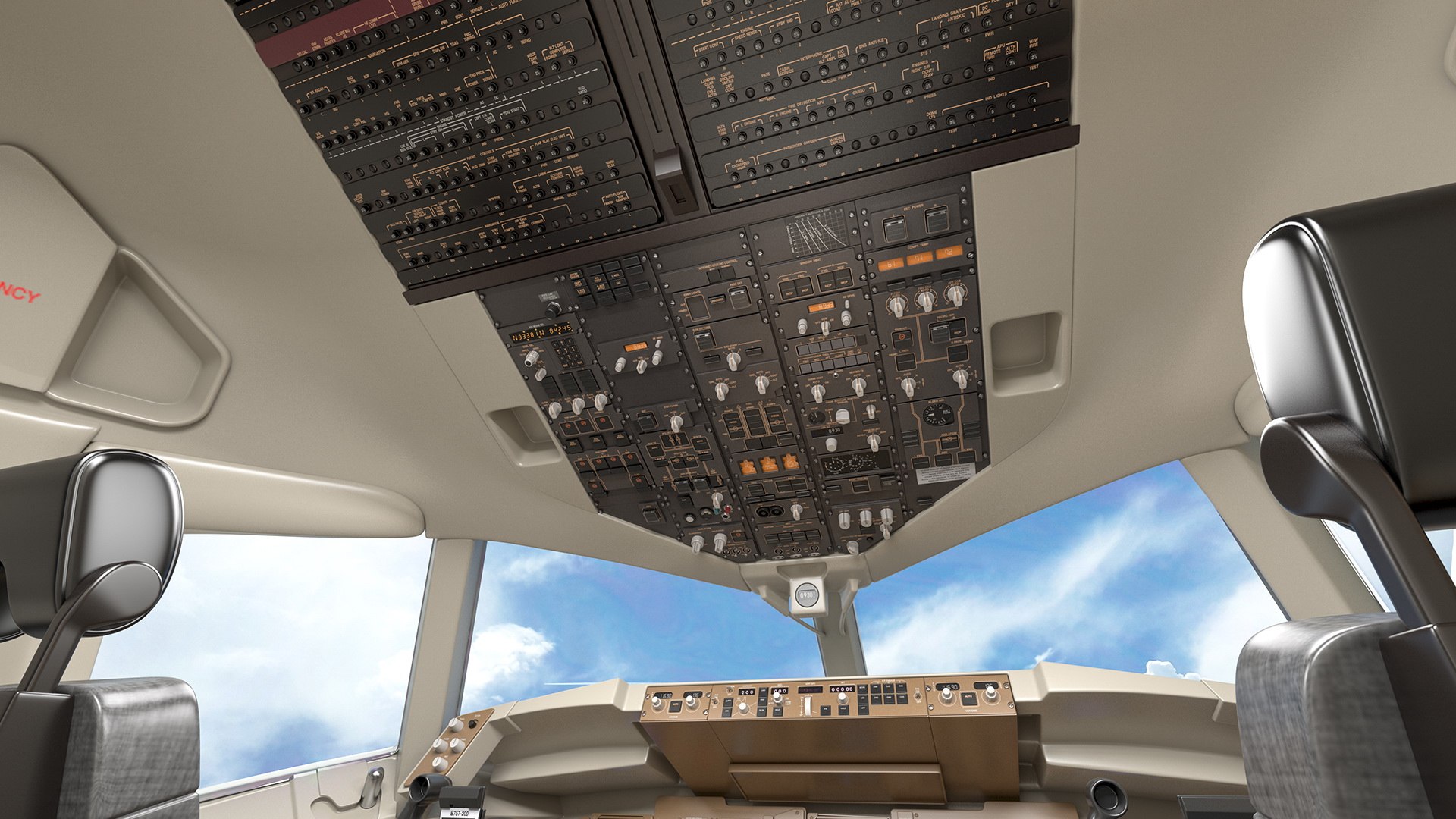 Boeing 757 200 flight deck model - TurboSquid 1645866