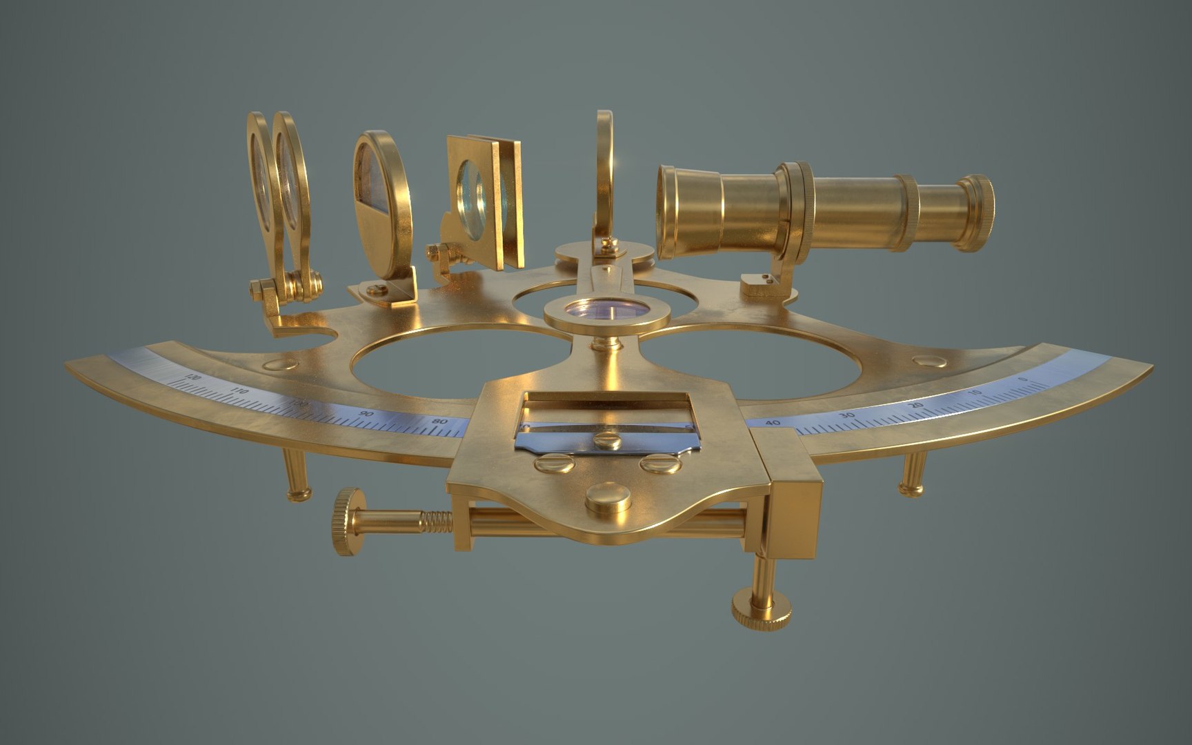 Sextant Pbr 3D Model - TurboSquid 1284241