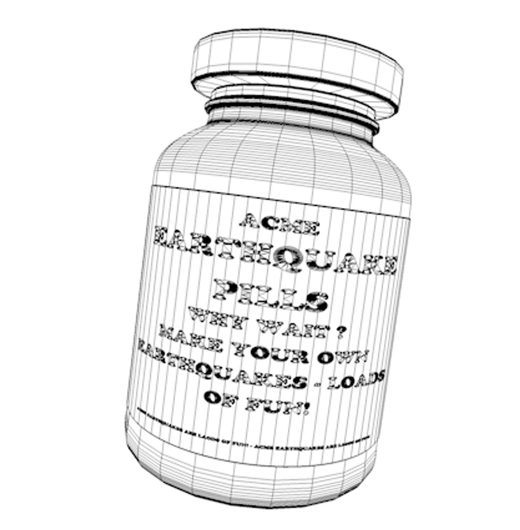 3D Acme Earthquake Pills - TurboSquid 1173449