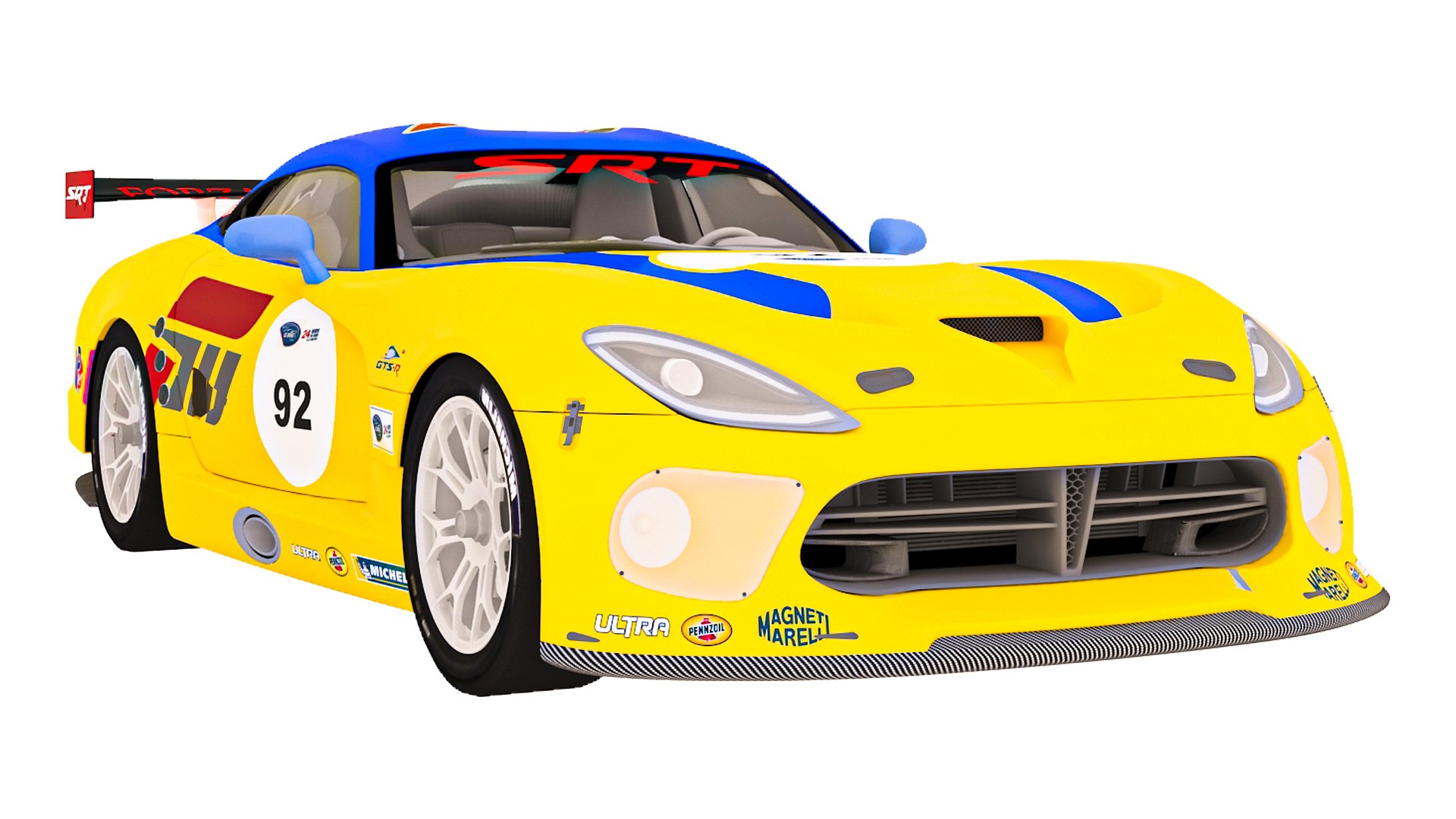 Dodge Viper 3D Model - TurboSquid 1930584