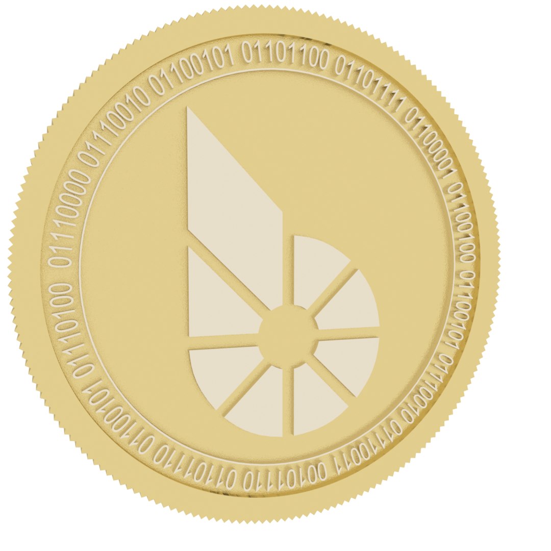 Gold coin model - TurboSquid 1493260