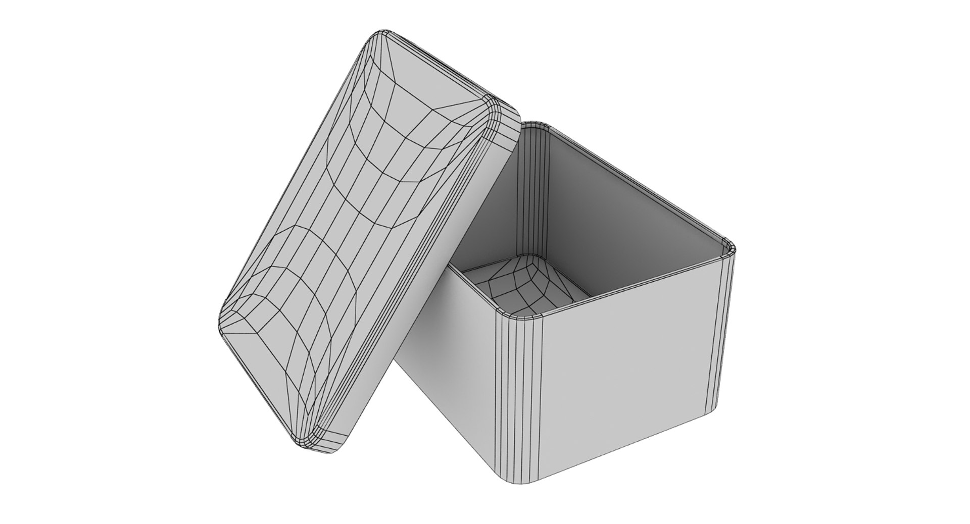Metal Box Model - TurboSquid 1192317