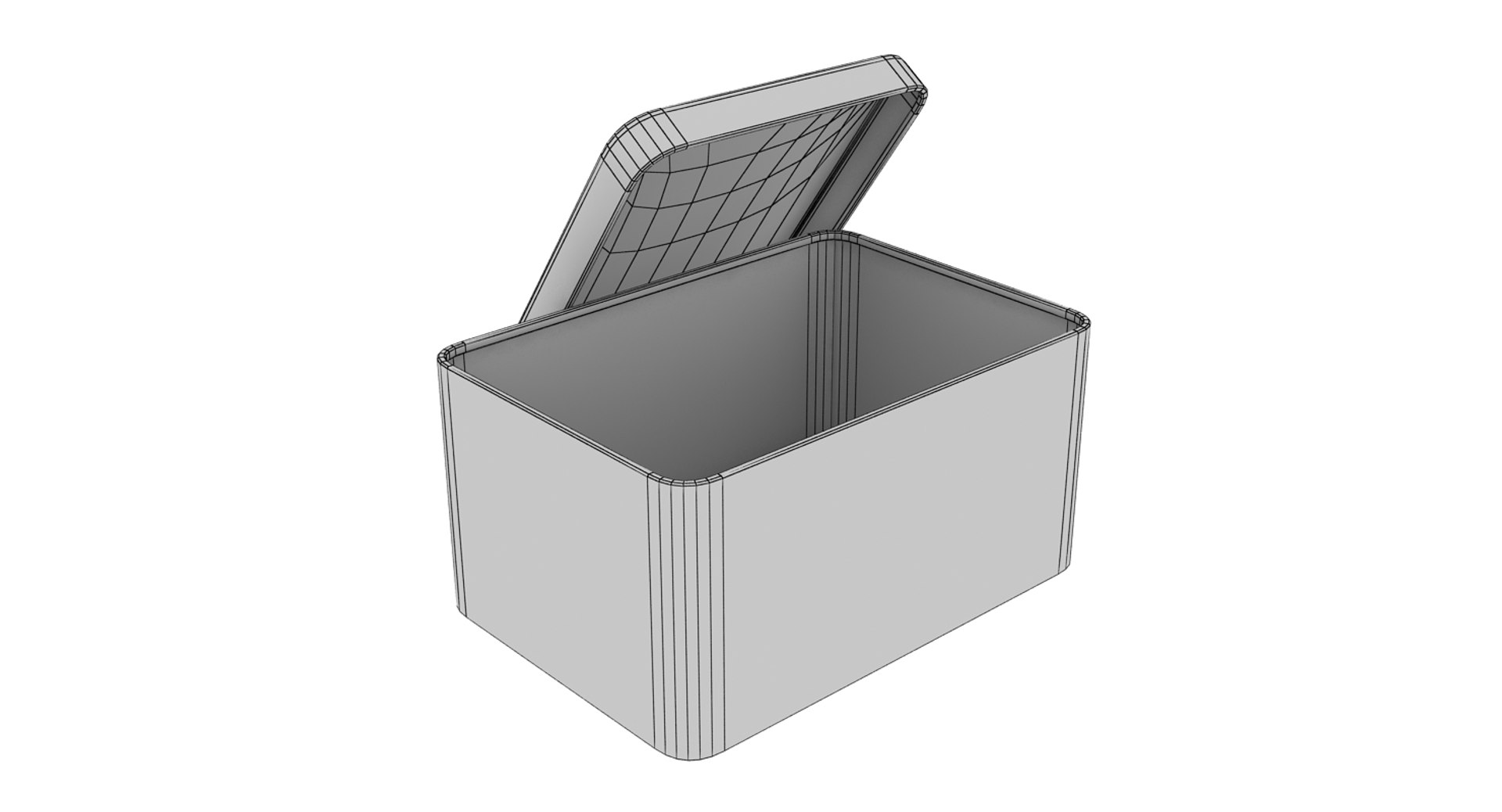 Metal Box Model - TurboSquid 1192317