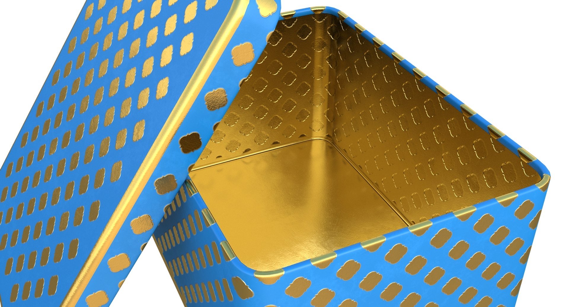 Metal Box Model - TurboSquid 1192317