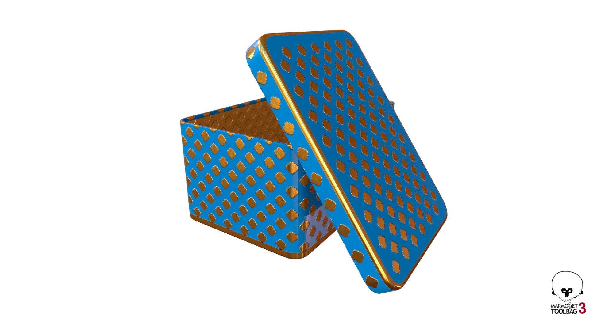 Metal Box Model - TurboSquid 1192317