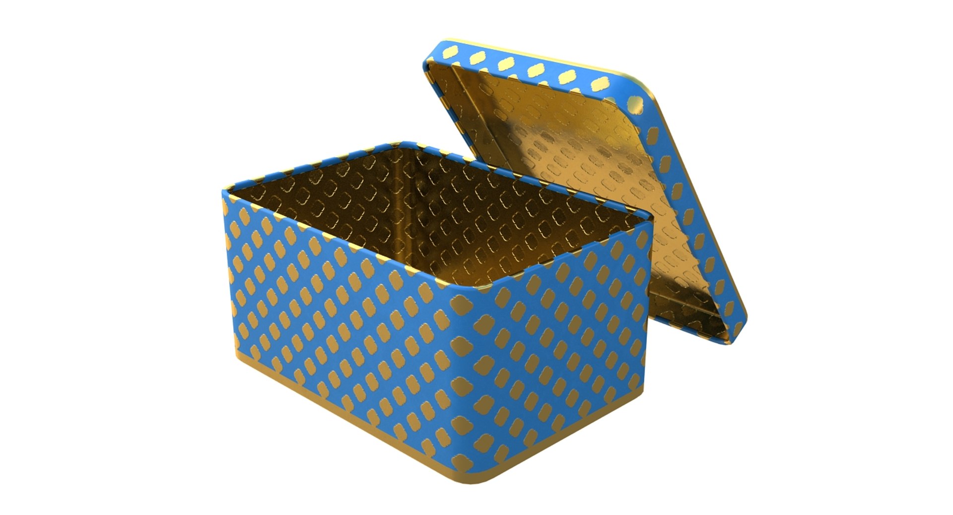 Metal Box Model - TurboSquid 1192317