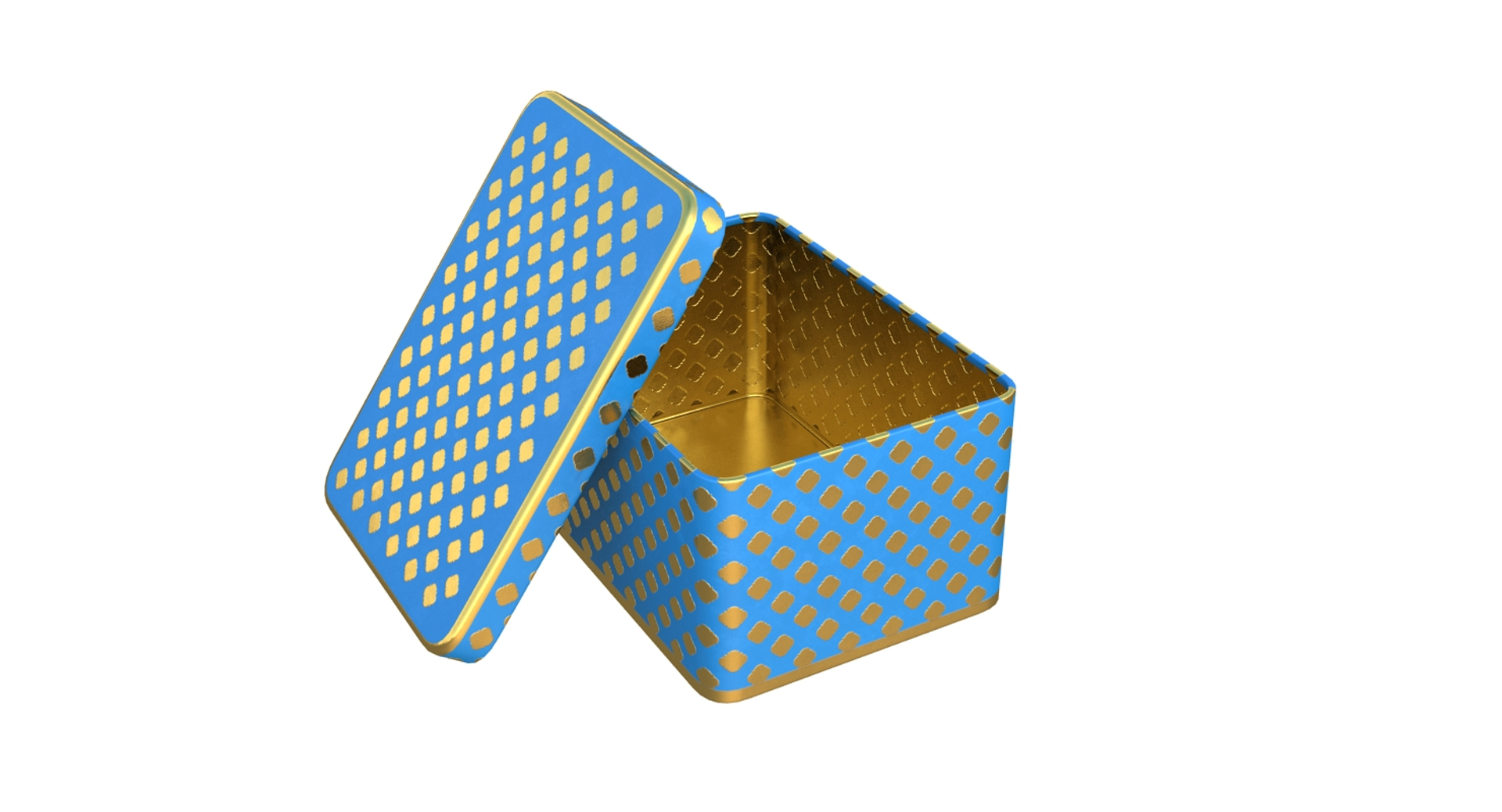 Metal Box Model - TurboSquid 1192317