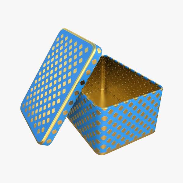 Metal box model - TurboSquid 1192317