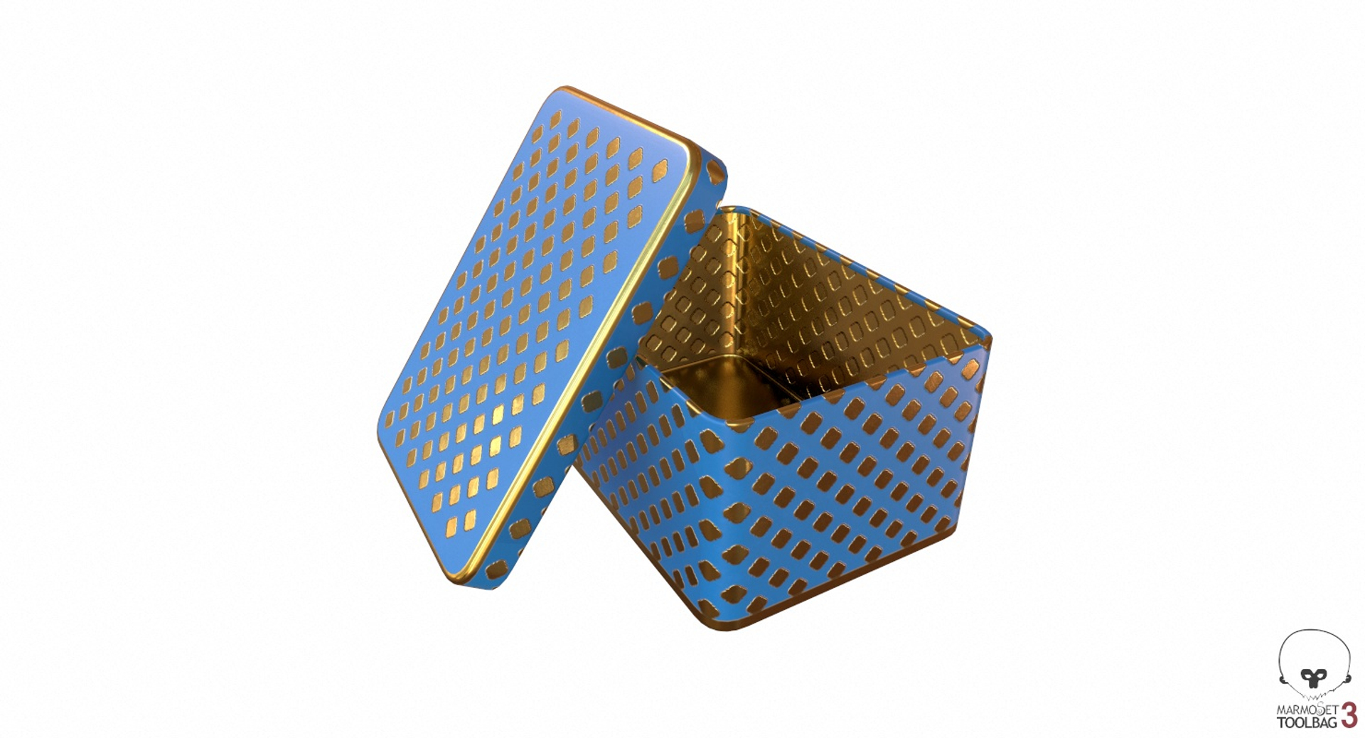 Metal Box Model - TurboSquid 1192317