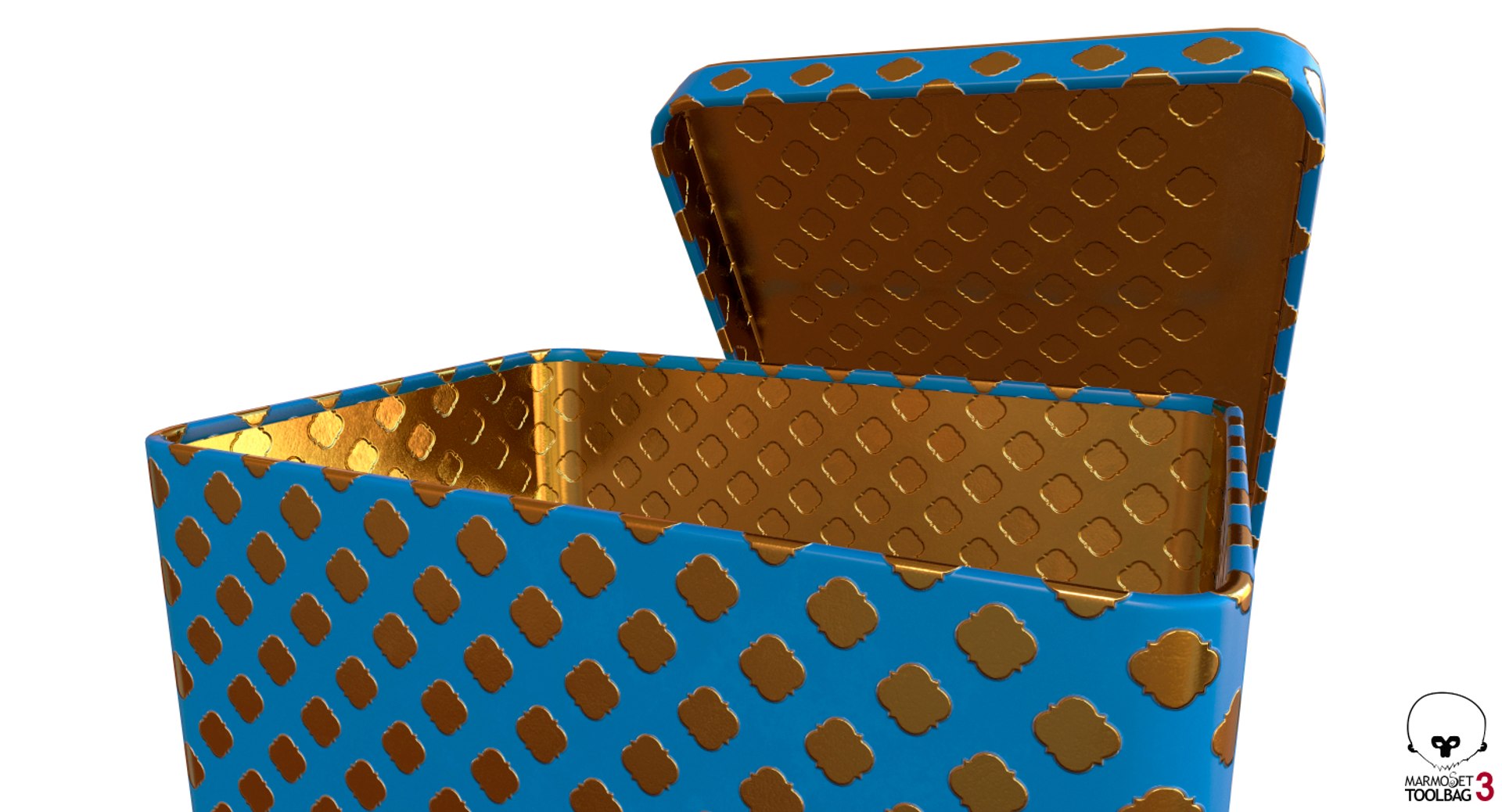 Metal Box Model - TurboSquid 1192317