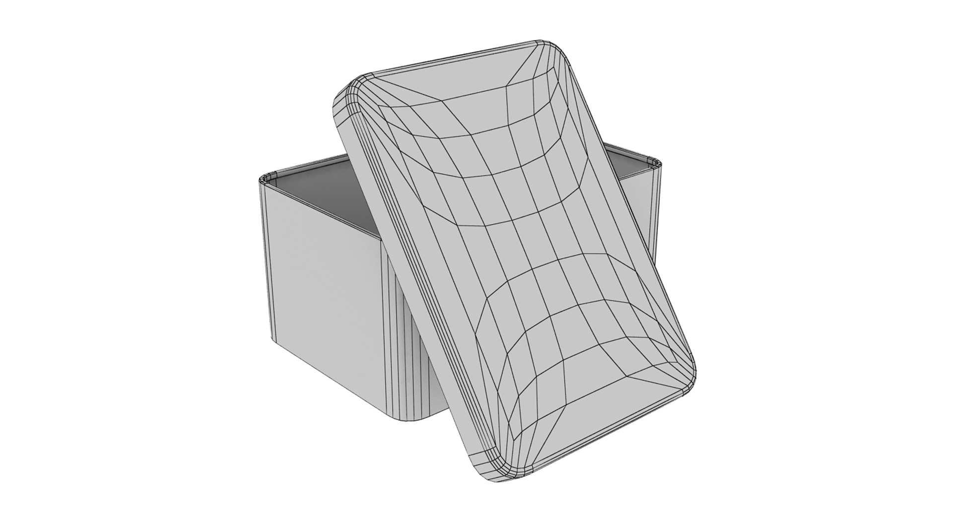 Metal Box Model - TurboSquid 1192317