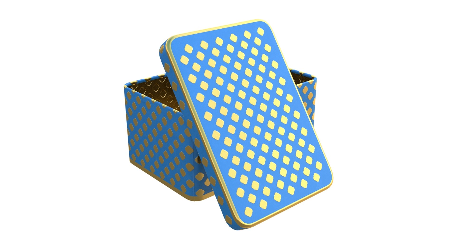 Metal Box Model - TurboSquid 1192317