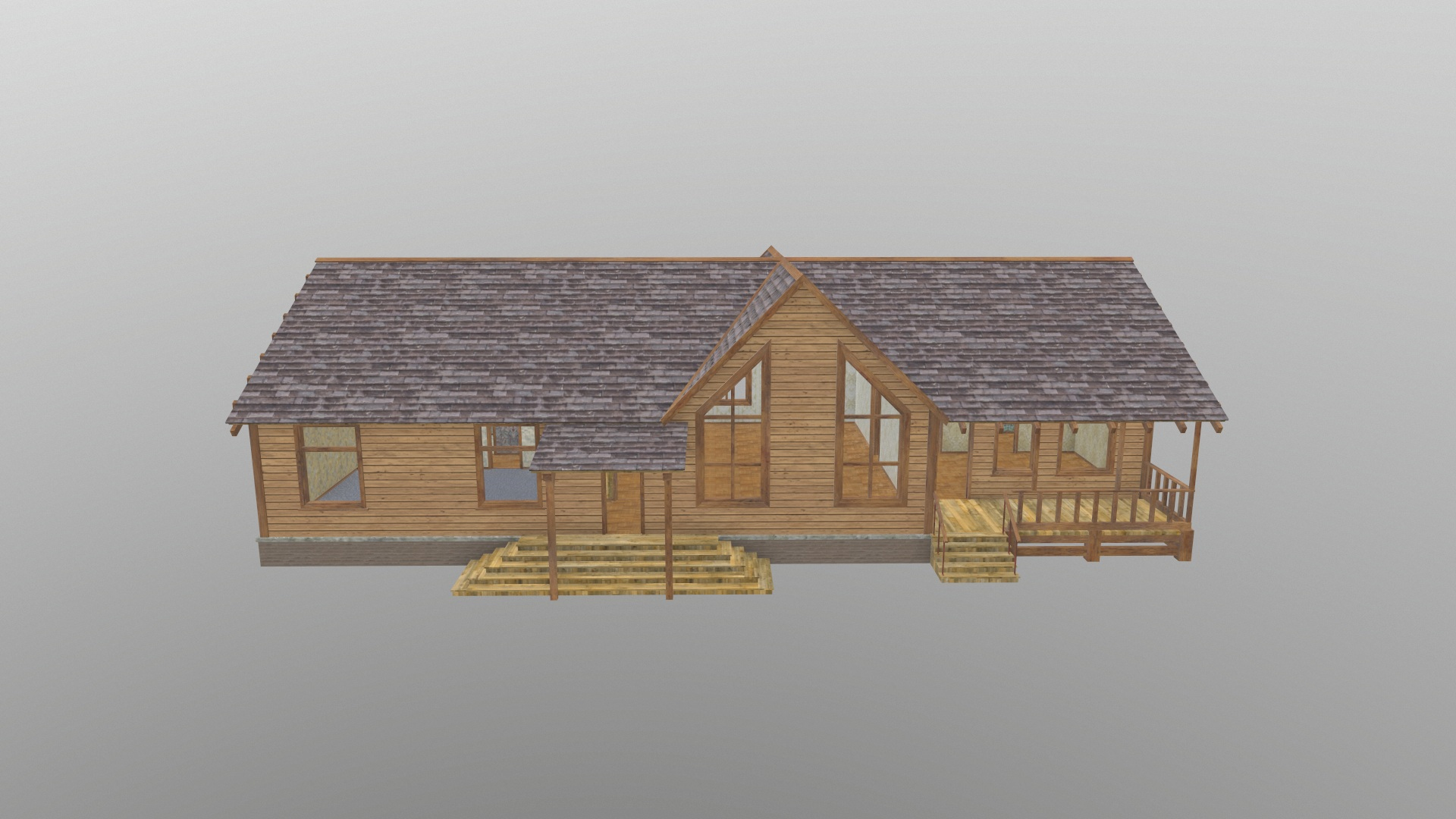 3d Model Wooden House