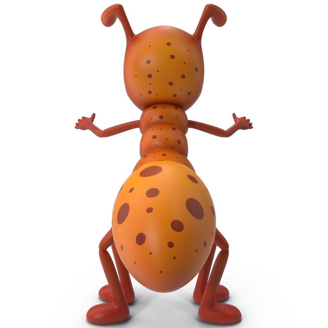 ant cartoon 3d model