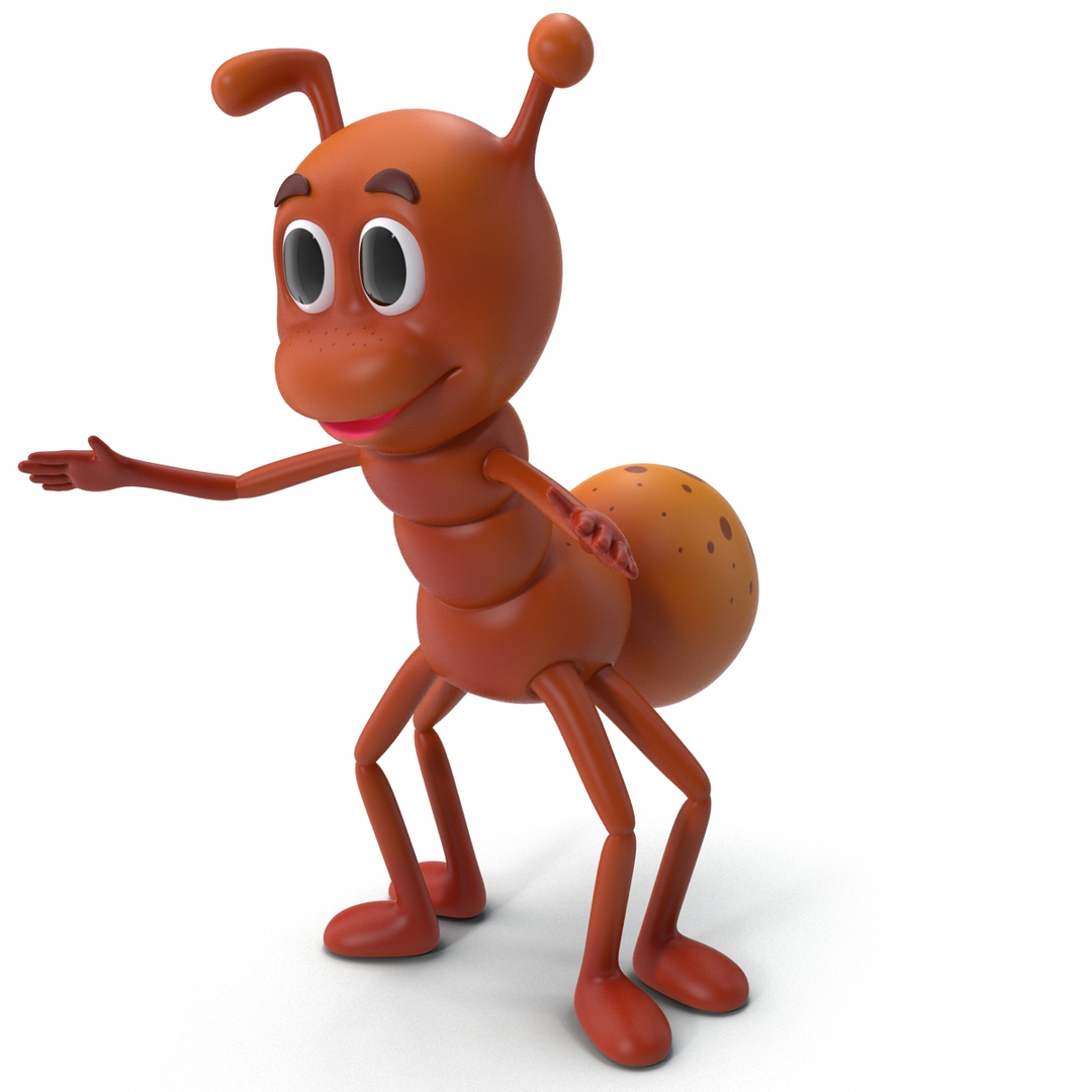 ant cartoon 3d model