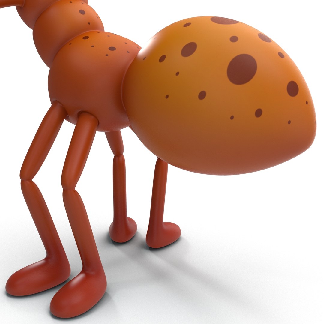 ant cartoon 3d model