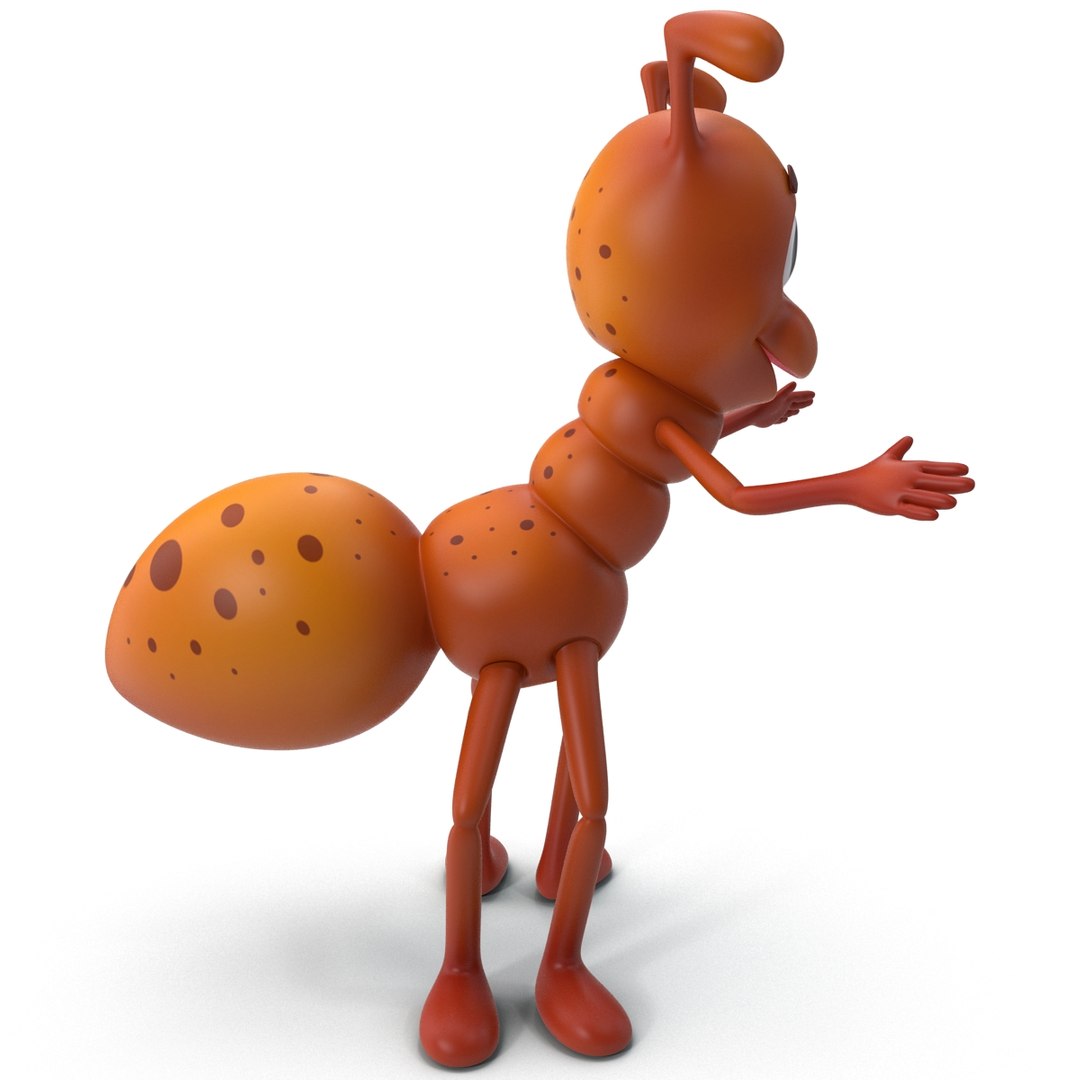 ant cartoon 3d model