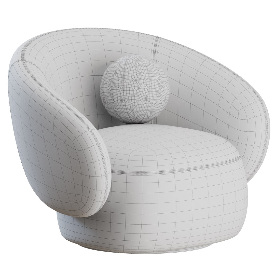 3D Nebulona Armchair By Miniforms Model - TurboSquid 2239730