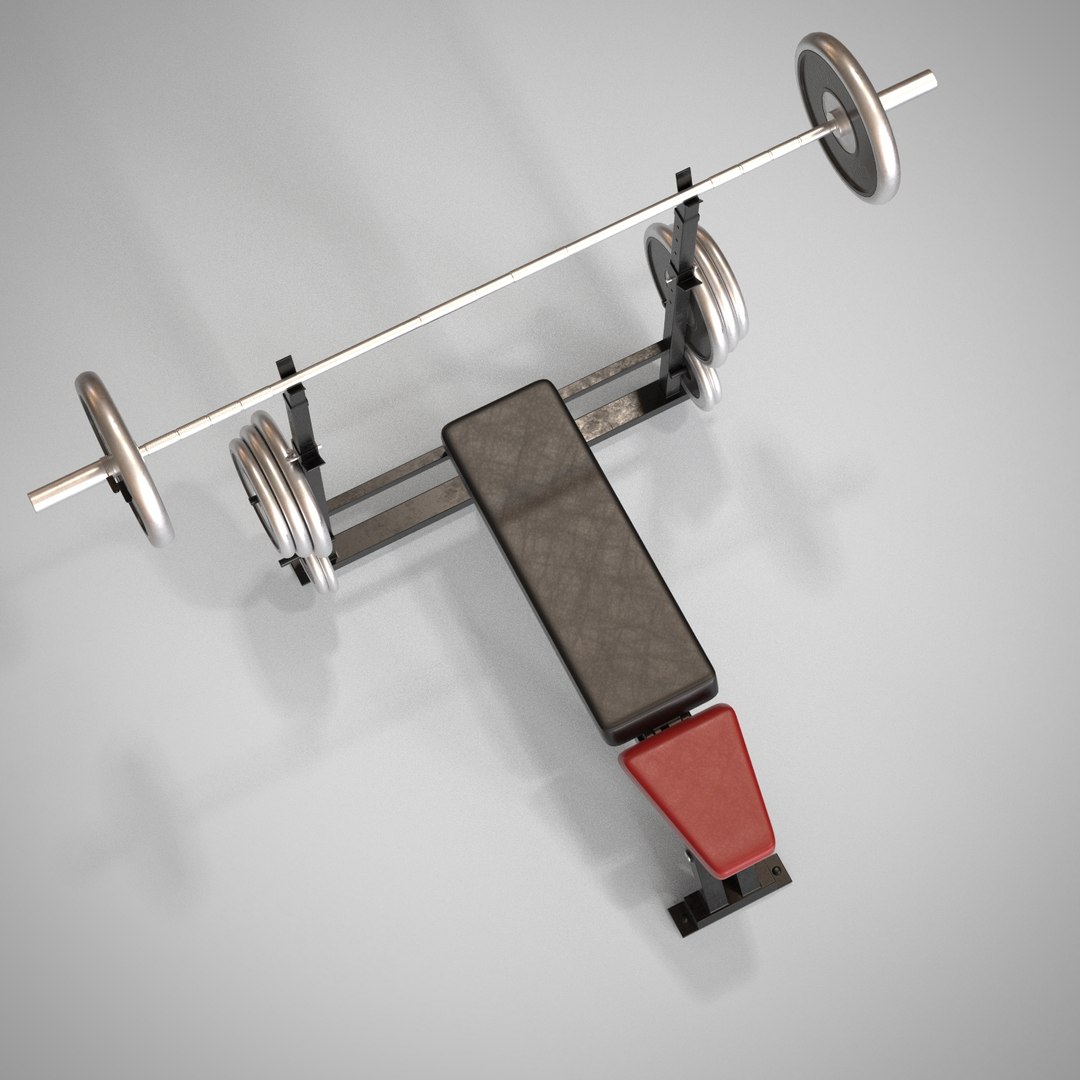 Exercise Bench 3d Model